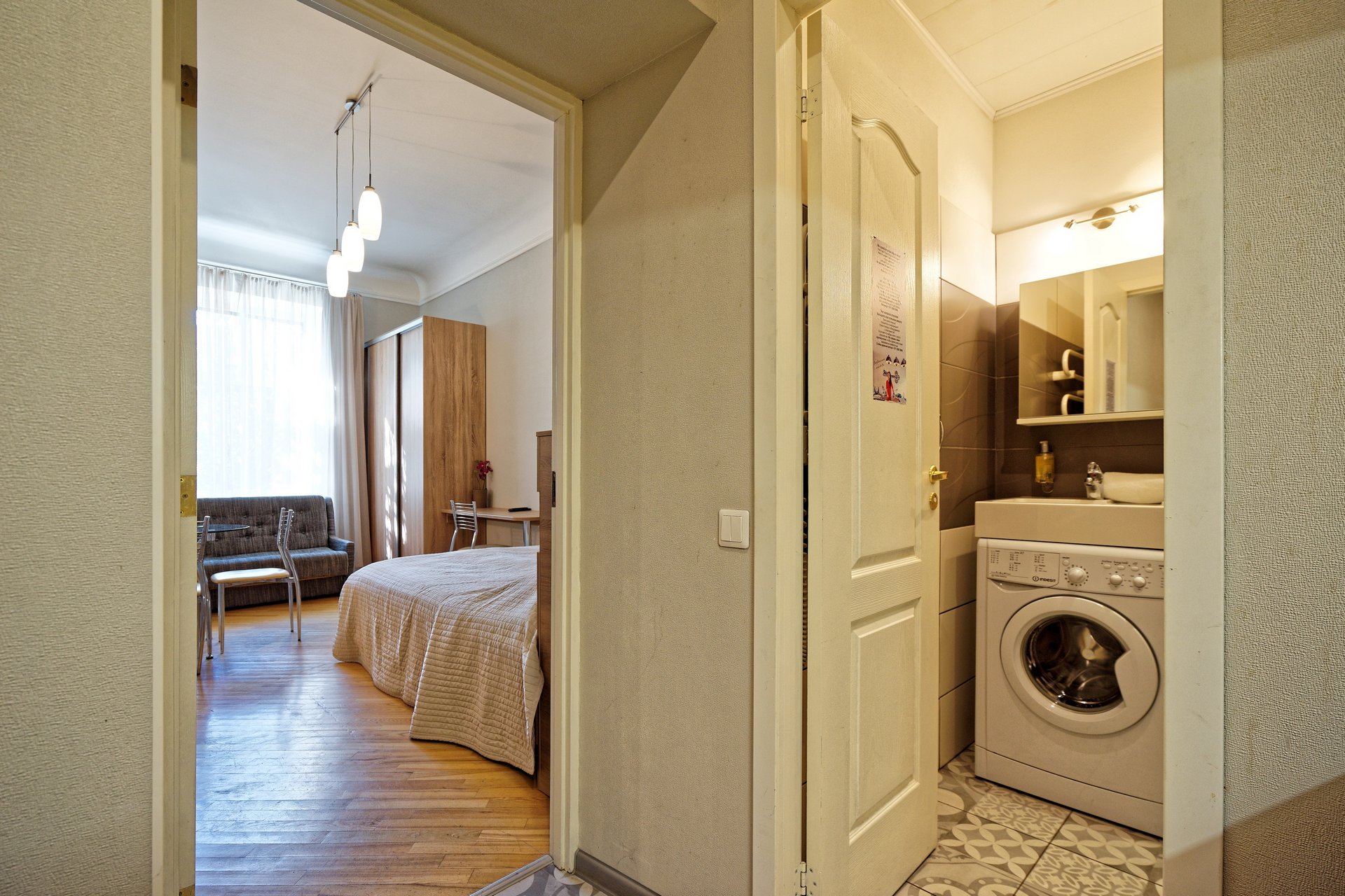 Studio apartment 26 m2 / 280 ft2.two people can stay